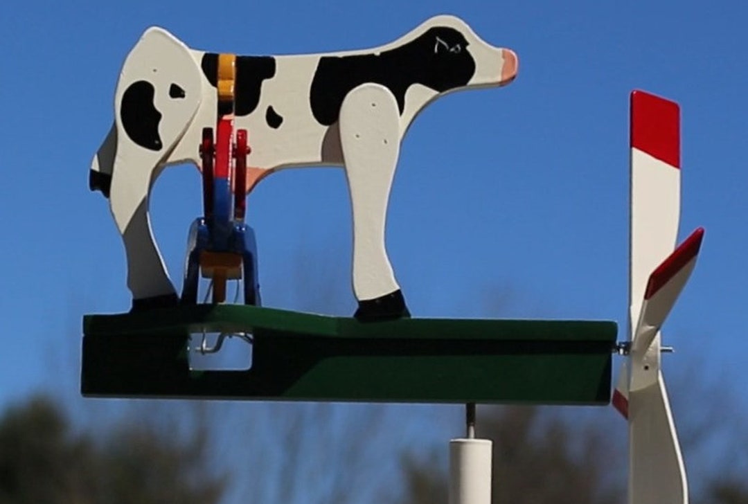 Dairy Cow Whirligig - Etsy