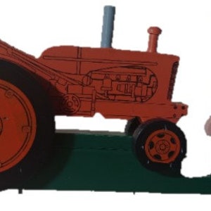 Orange Tractor - Etsy