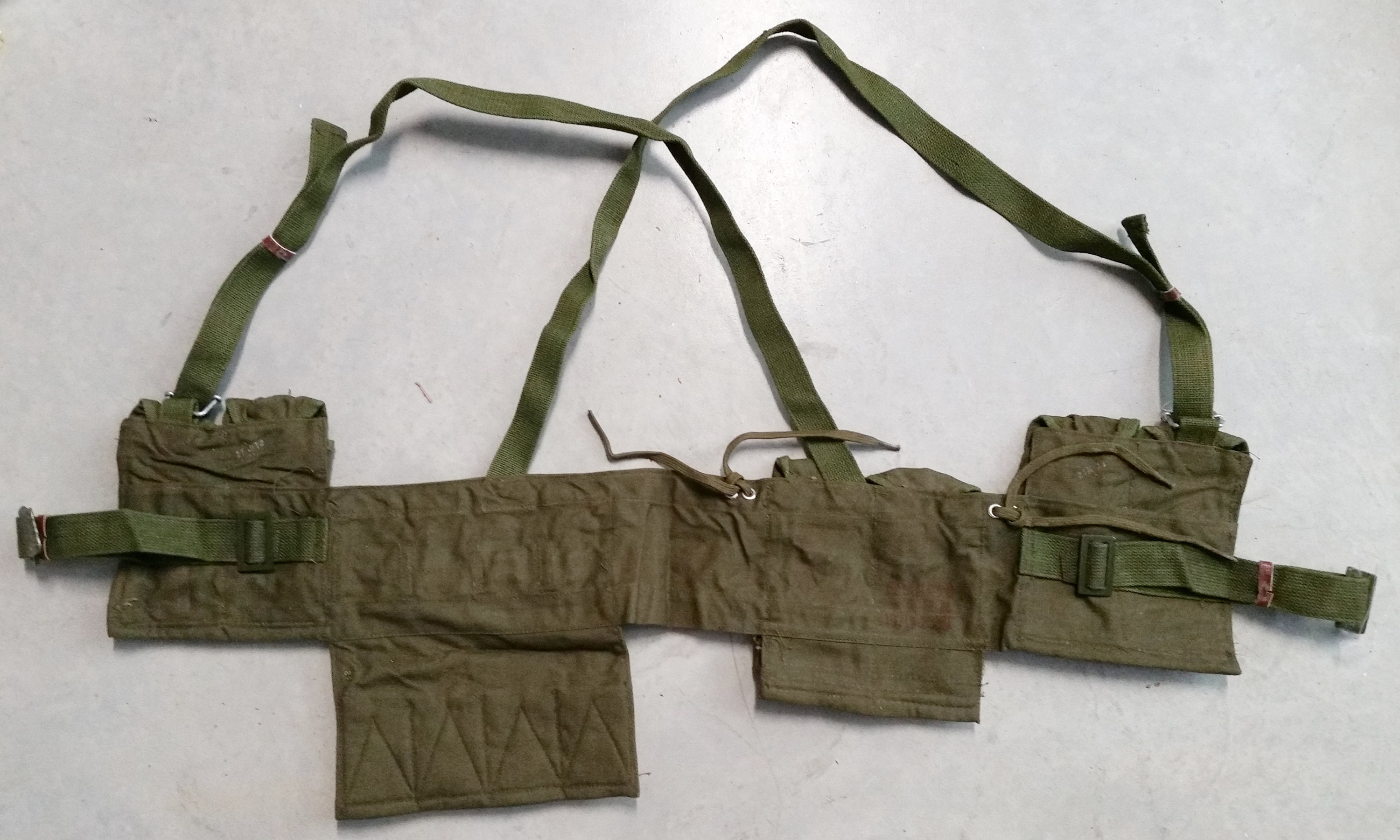 Vintage Vietnam War Era Chicom Chinese Type 63 / 56 SKS Chest Rig 7.62 ...