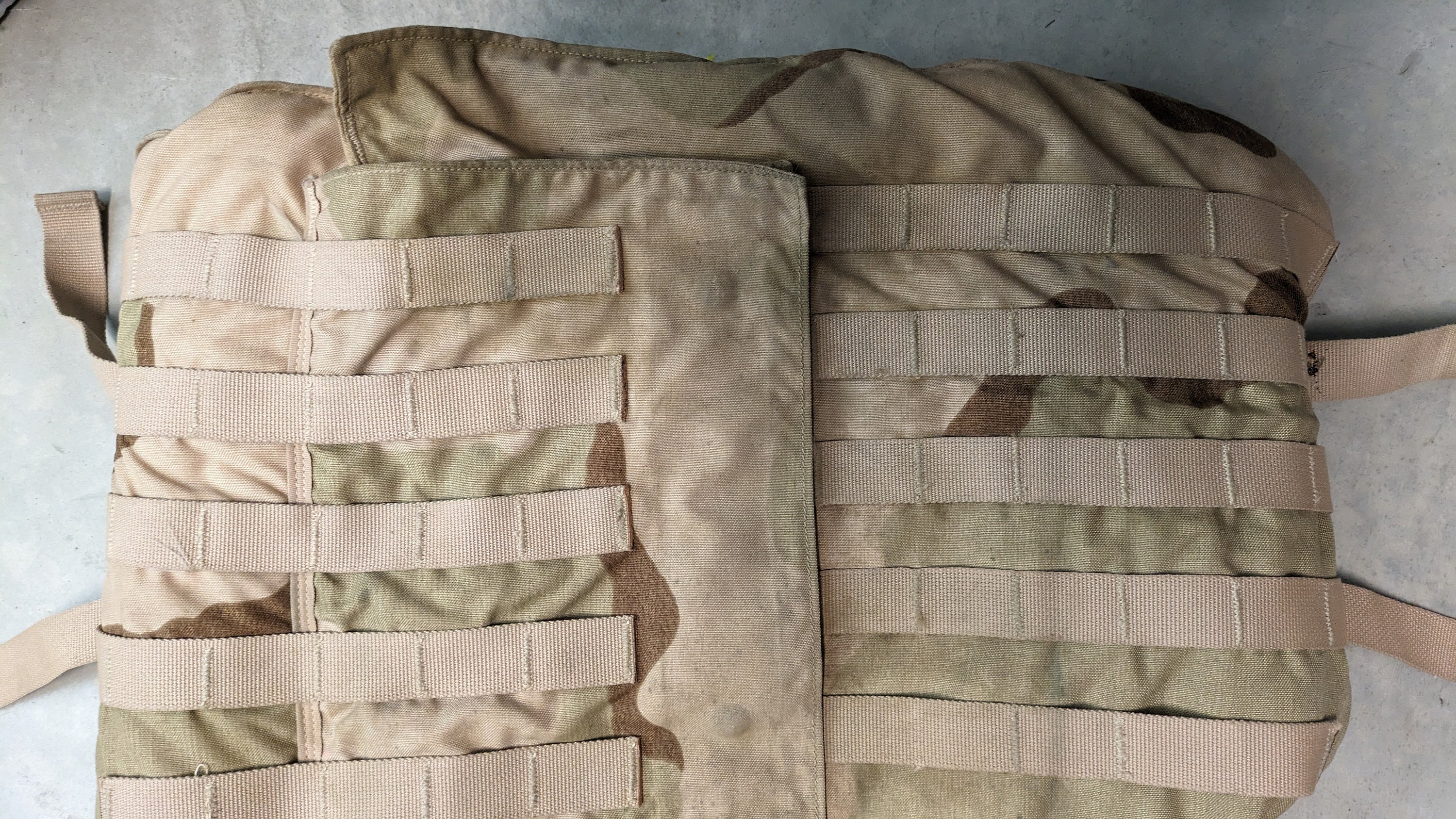 Vintage US Military Surplus Body Armor Vest Desert DCU Camo Size Large ...