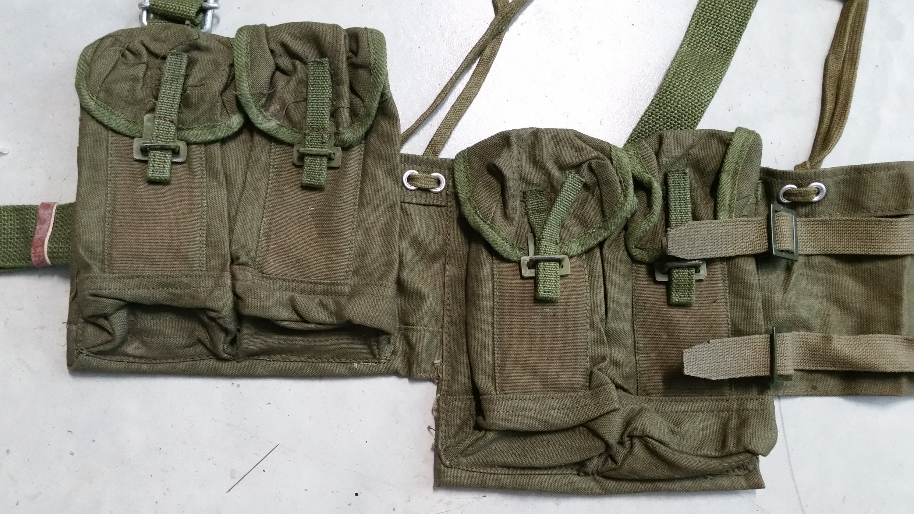Vintage Vietnam War Era Chicom Chinese Type 63 / 56 SKS Chest Rig 7.62 ...