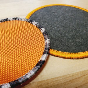 5" Faux Merrow Round Patch Border 5X5 Digital Embroidery Files DST EXP ...