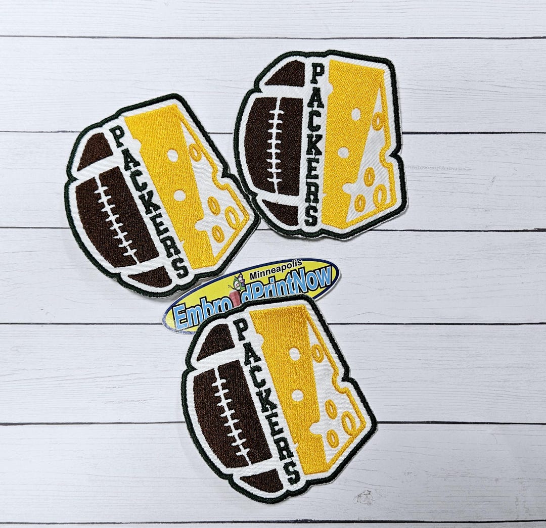 Green Bay Packers Patch 3.W X 3.50H Embroidered Patch Green and Yellow Patch-football Patch ...
