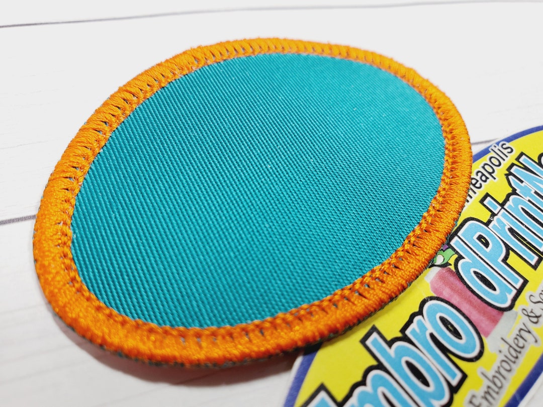 3" Faux Merrow Oval Patch Border: Embroidery Files (DST, EXP, PES) - Etsy
