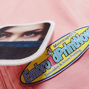 Custom Photo Patch, Sublimated Patch, Embroidered Merrow or Satin Border Patch, Sublimation Dye ...