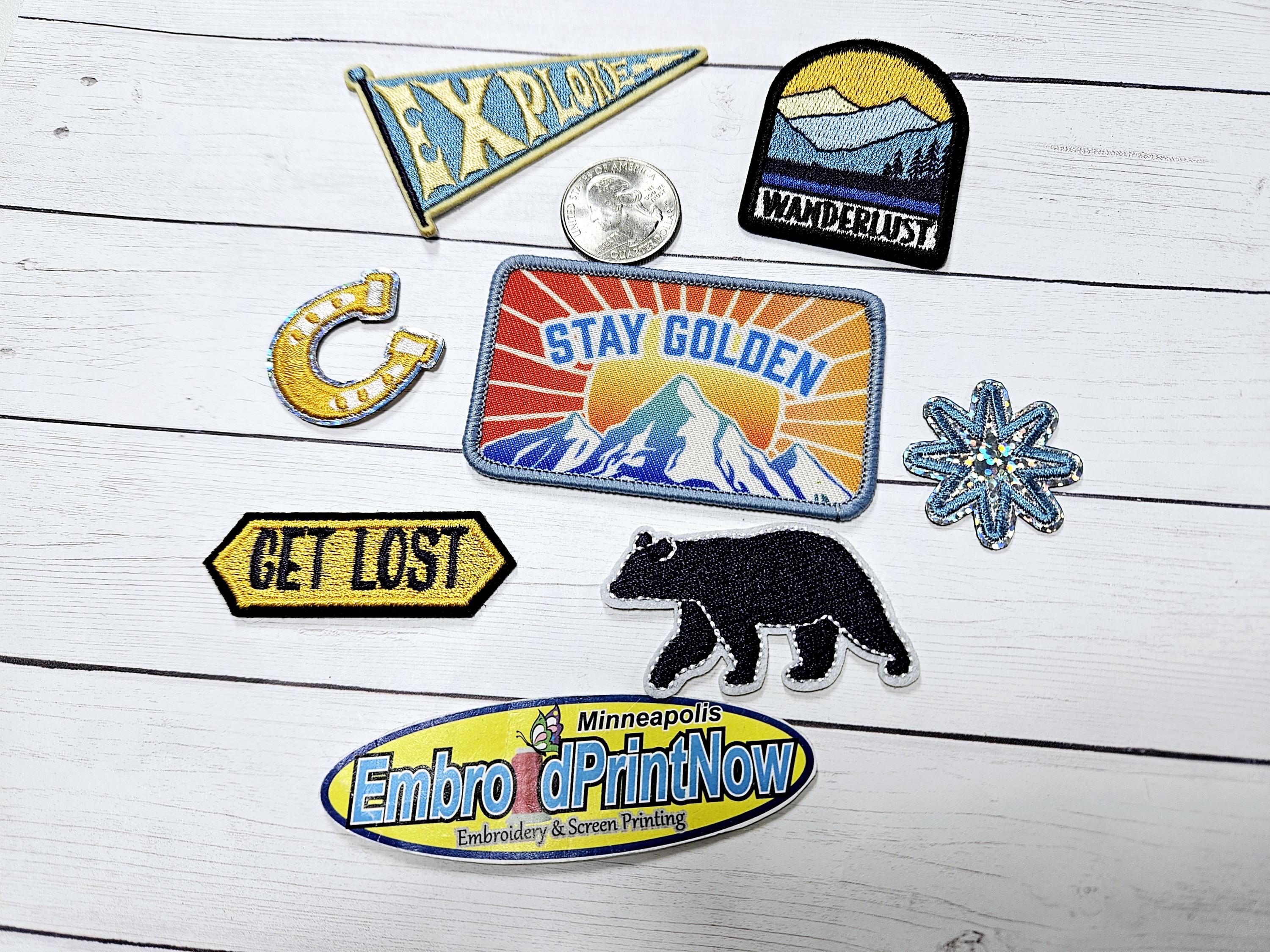 Stay Golden Embroidered Patches for Hats, Teen, Bags, Tennis - Etsy