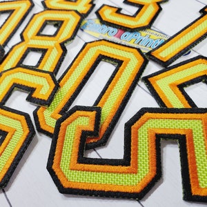 6 Twill Number for Uniform or Jersey 3 Colors - Etsy