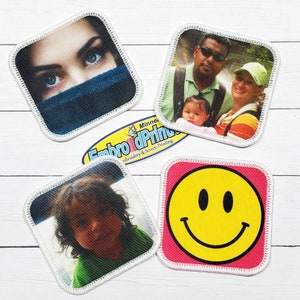 Custom Photo Patch, Sublimated Patch, Embroidered Merrow or Satin ...