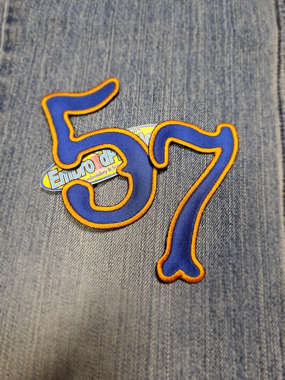 Twill Number Patch: 2" Iron-on Athletic Jersey Number - Etsy