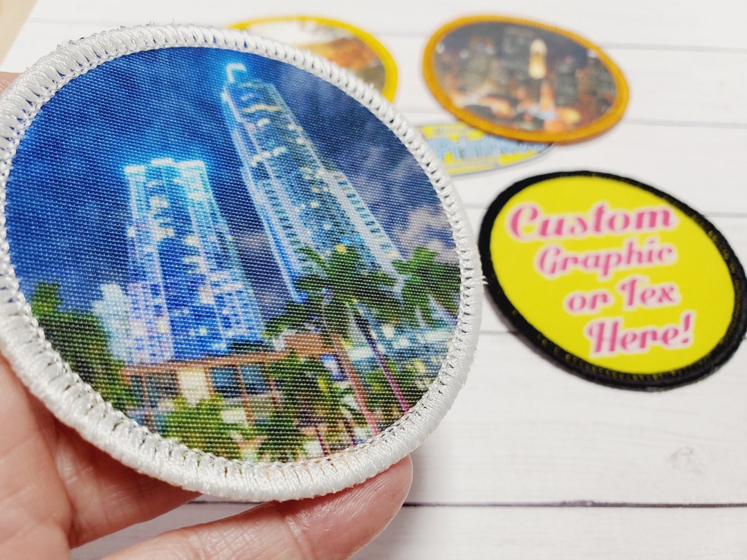Custom Round Patches Custom Personalized Patch, Personalized Iron on ...