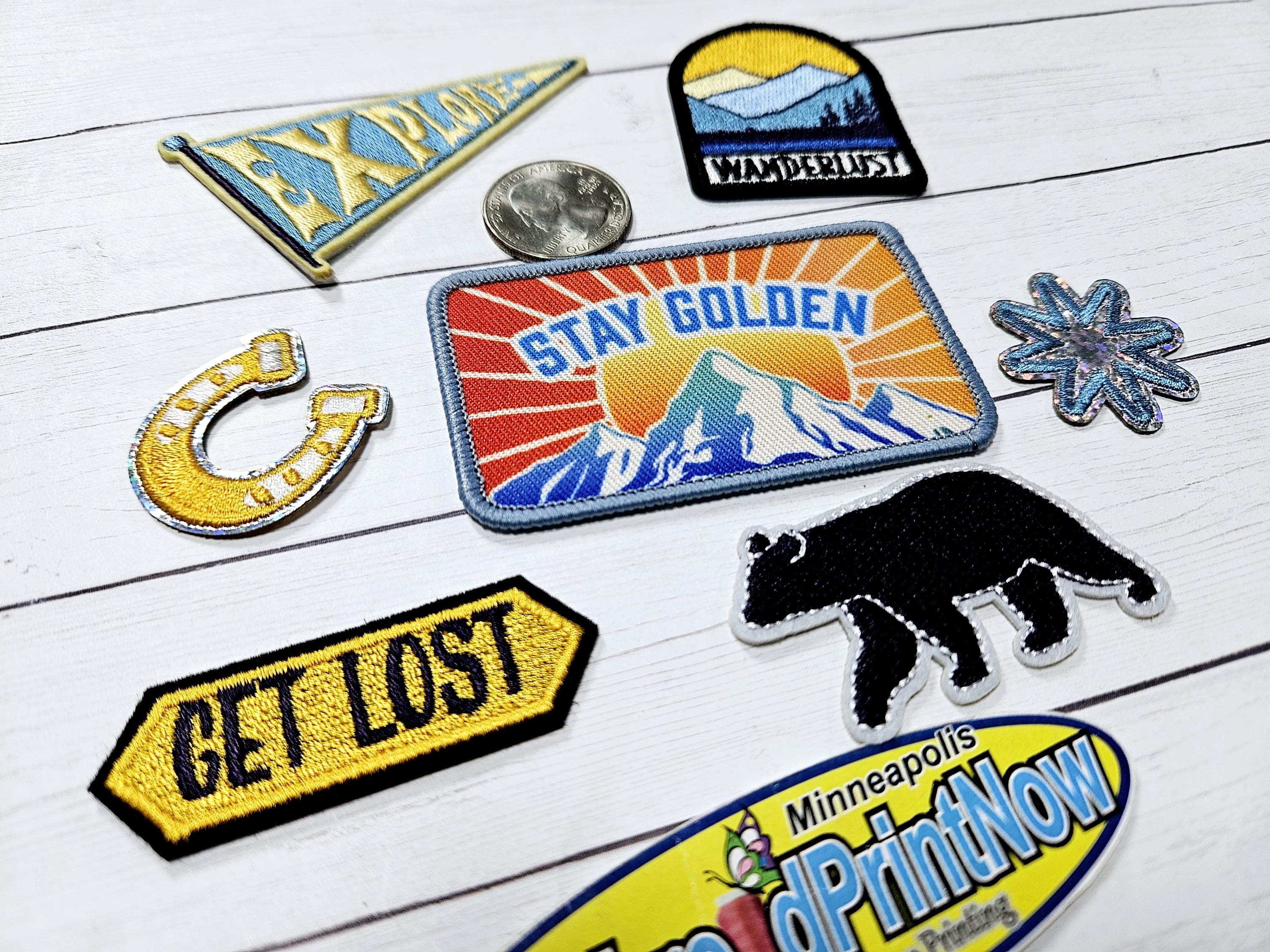 Stay Golden Embroidered Patches for Hats, Teen, Bags, Tennis - Etsy