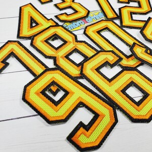 6 Twill Number for Uniform or Jersey 3 Colors - Etsy