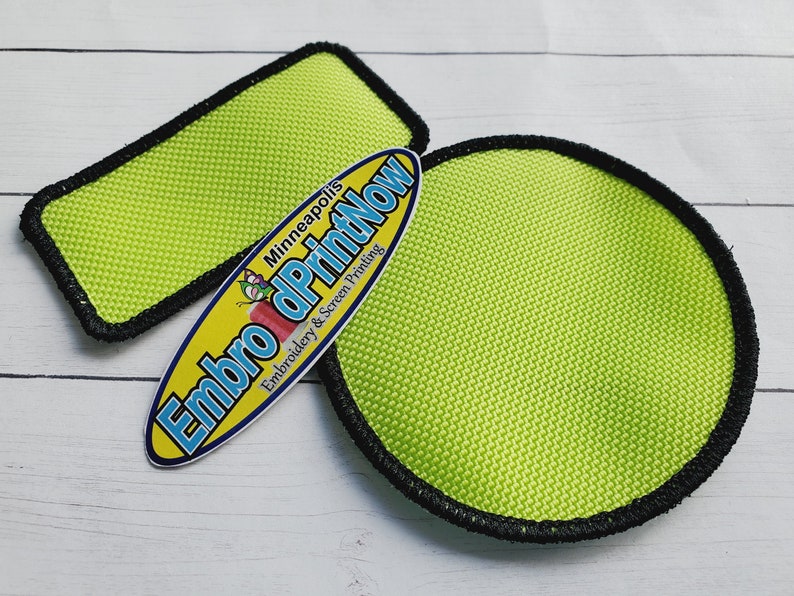 Faux Merrow Patch: Round & Rectangular Embroidery Files (digital ...