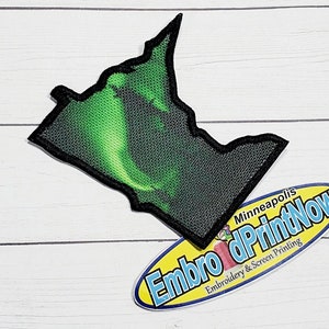Minnesota Northern Lights State Embroidery Border Patch Size 3X2.75 - Etsy