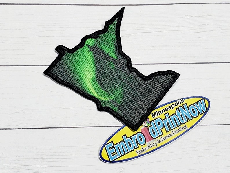 Minnesota Northern Lights State Embroidery Border Patch Size 3X2.75 - Etsy