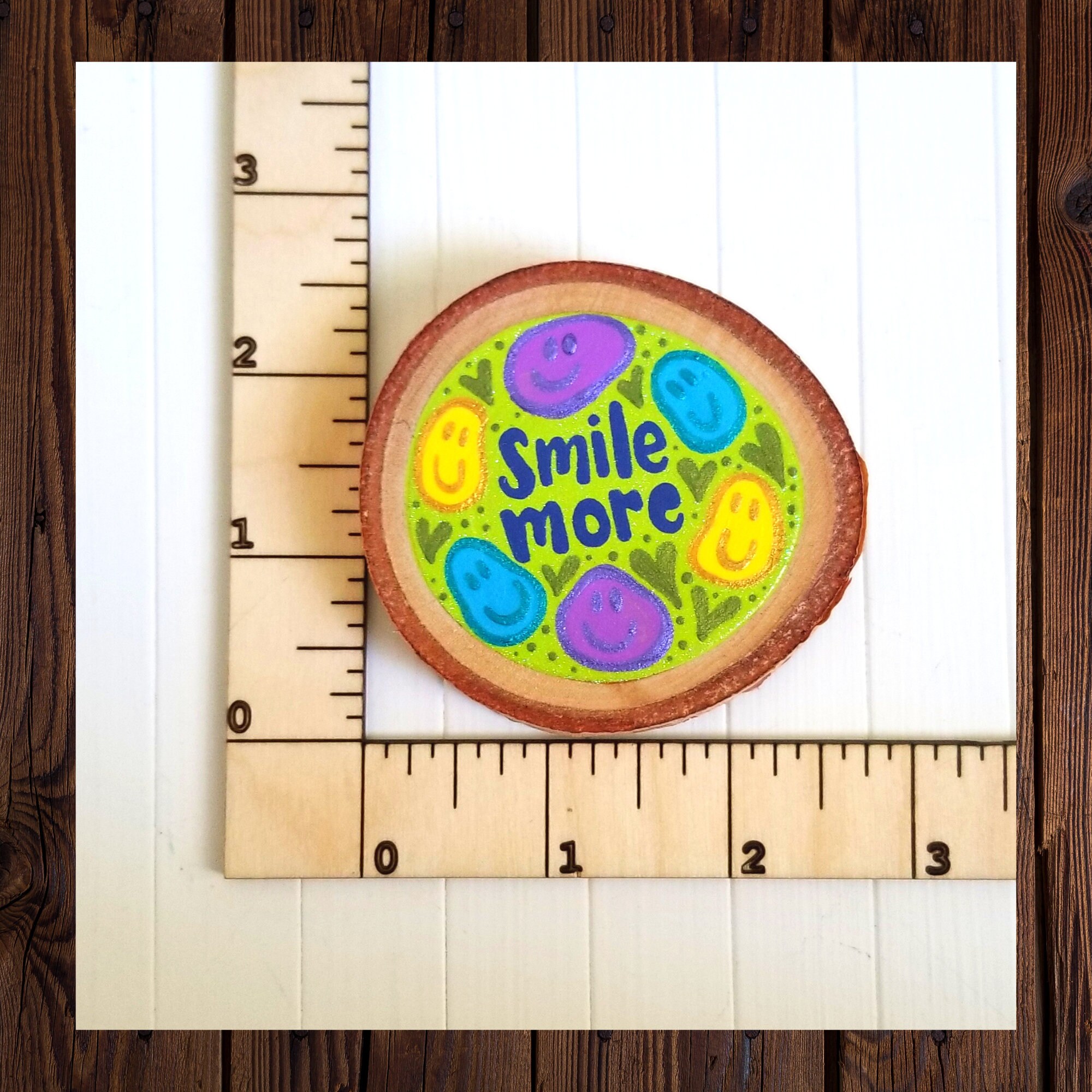 Smile Magnet, Motivational Magnets, Motivational Wood Quote, Hand ...