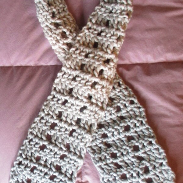 Beige Scarf - Etsy