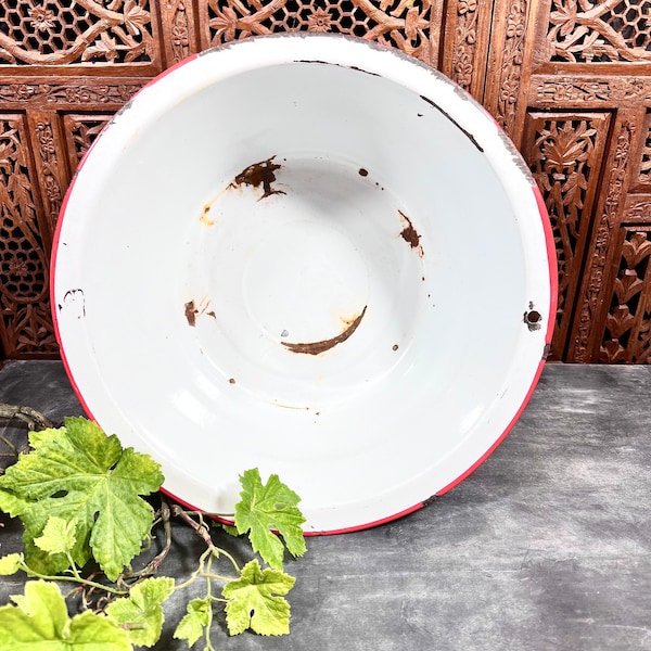 Enamel Wash Basin - Etsy