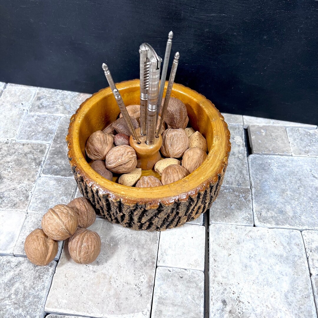 Squirrel Heaven Live Edge Nut Cracker Bowl Comes Complete W/ Nut ...