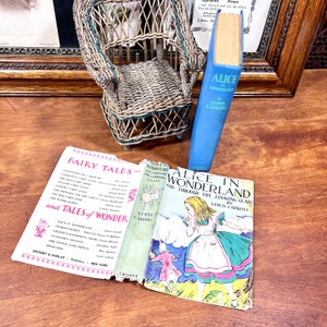 1930's Book Alice in Wonderland by Lewis Carroll Hardcover W/ Dust ...
