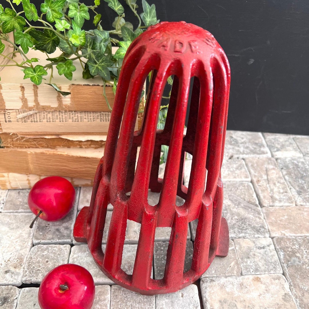 Weird Repurpose Scrap Salvage Industrial Cast Iron Cone Shaped Drain ...