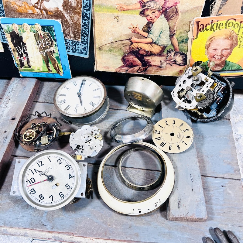 Repurposed Clock - Etsy