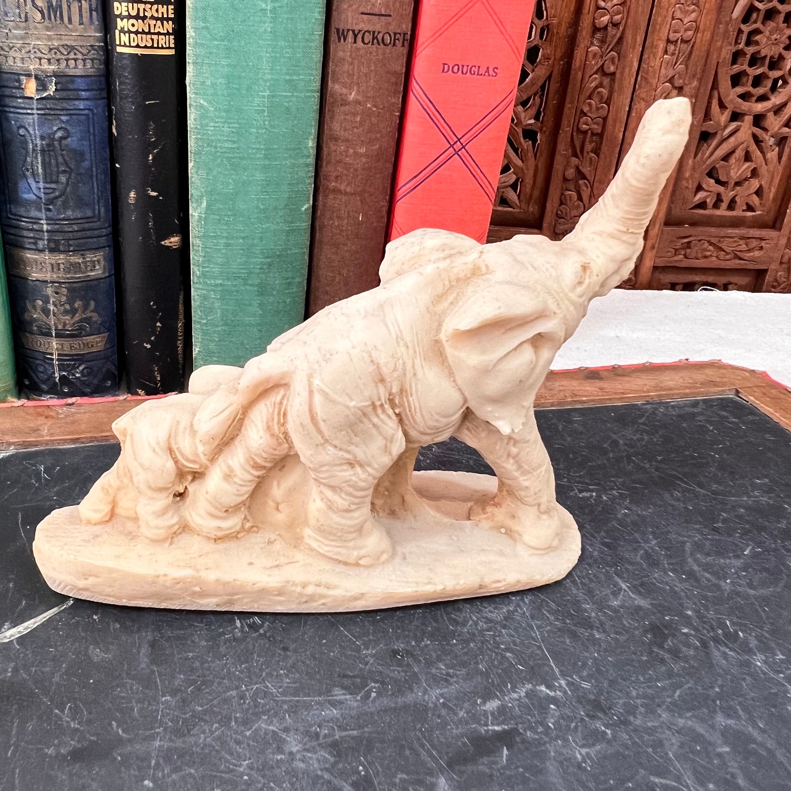 Statue of Elephant Family Mother and Baby - Vintage - Etsy