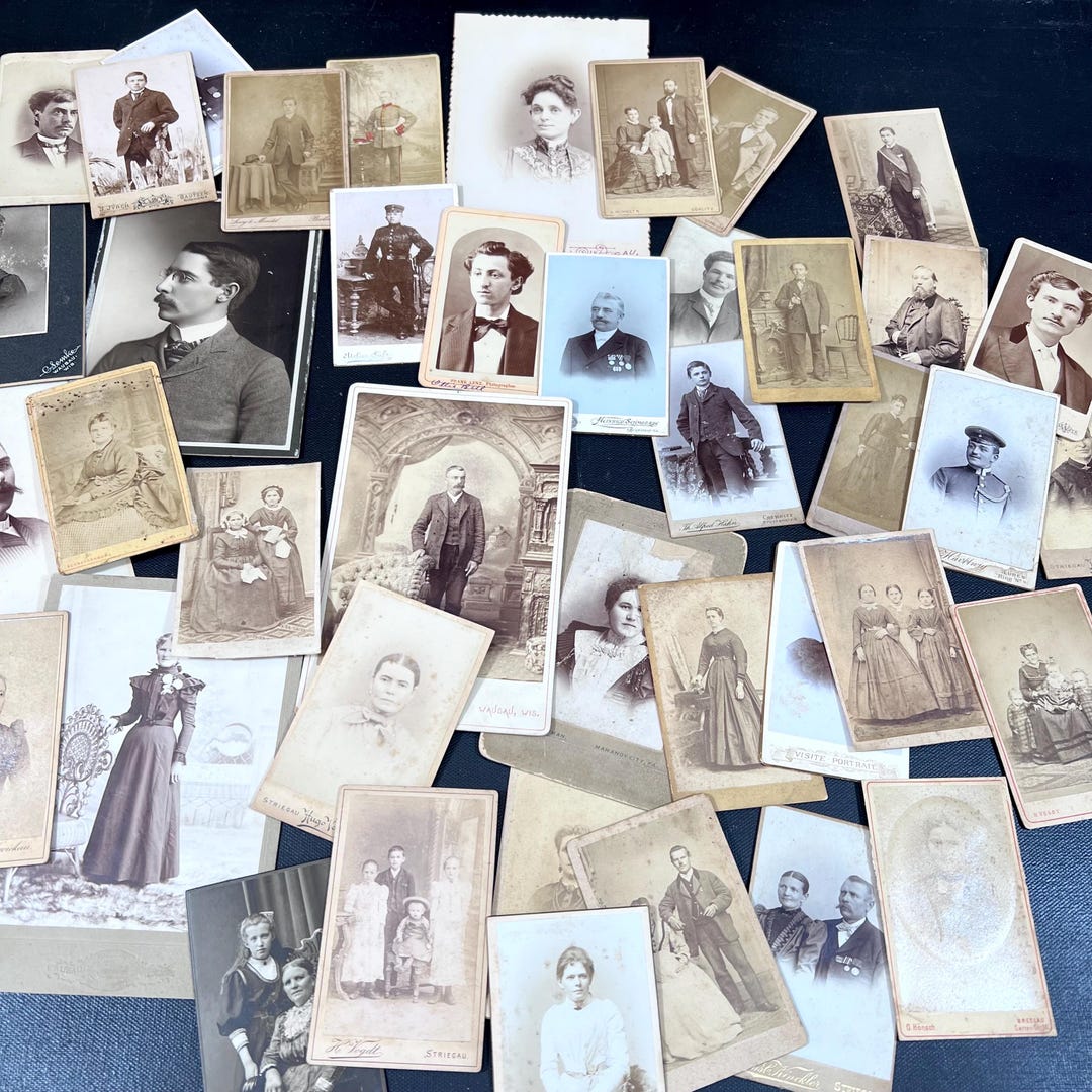Antique Photographs 1800's to Early 1900's of People, Random Choice of ...
