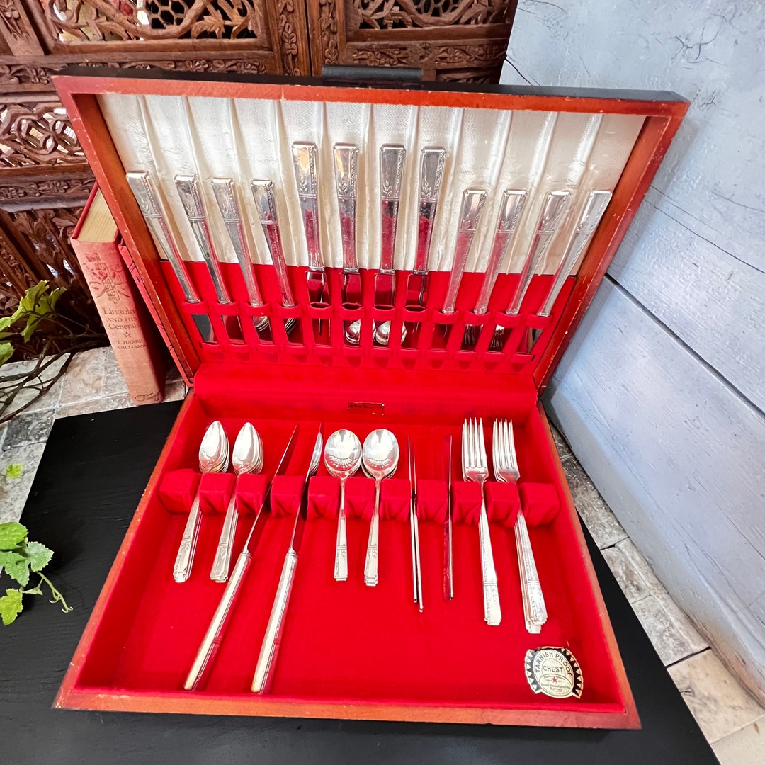 Silverware 43 Piece Boxed Set of Prestige Grenoble Heirloom Silver ...
