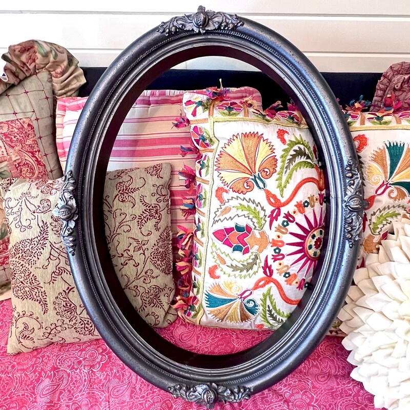 2 Large Oval Wall Frames - Etsy