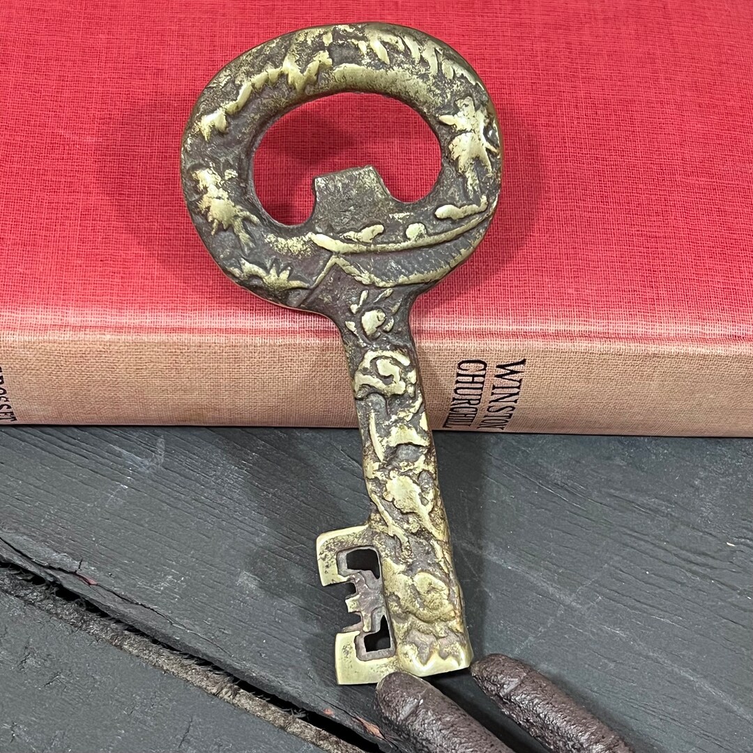 Antiqued Cast Brass Key Oversized Decorative Skeleton Key - Etsy