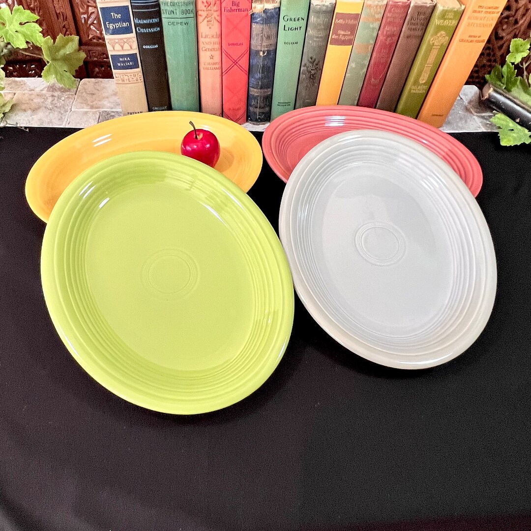 Fiesta Ware Oval Platter 12 1/2 X 10 Chartreuse - Etsy