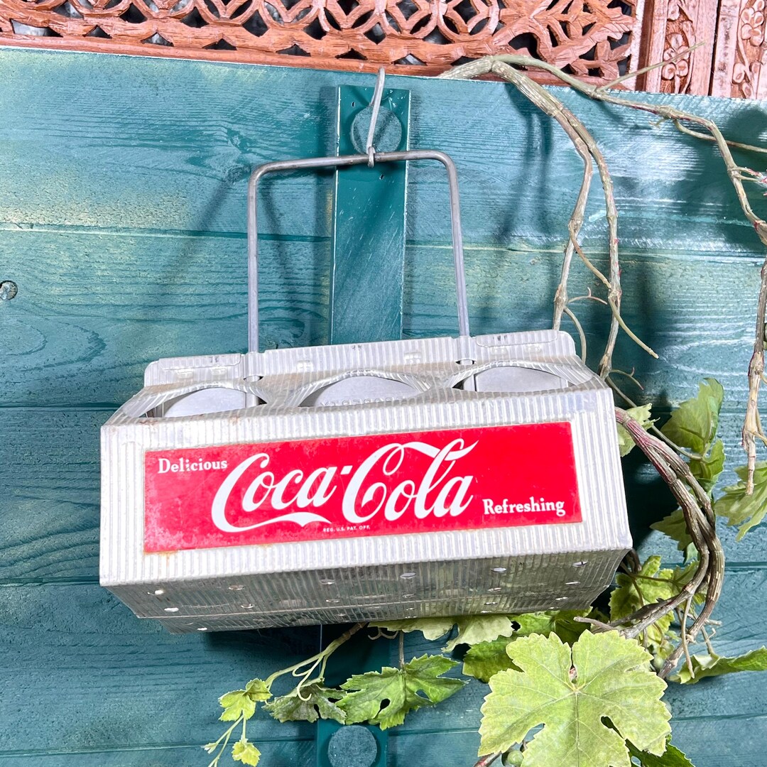 Have a Coke! A Handled Aluminum Coca -cola Carrier Container - Openings ...