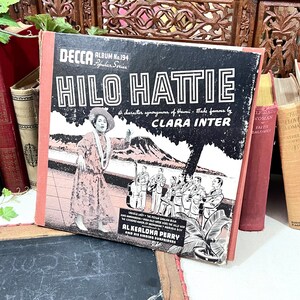 Decca Record Hilo Hattie by Clara Inter 194 Album W/ Great - Etsy