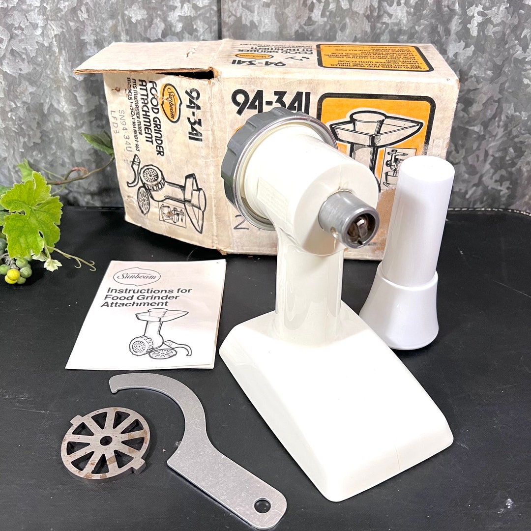 Food Grinder Attachment for Sunbeam Model 94-341 Mixmaster Mixer in ...