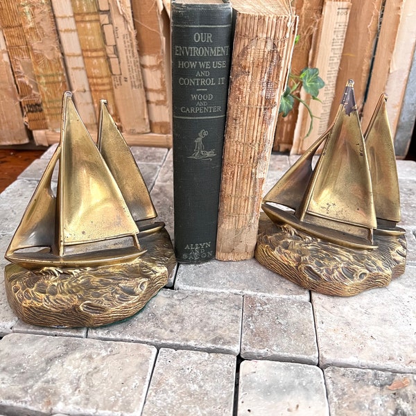 Sailboat Bookends - Etsy