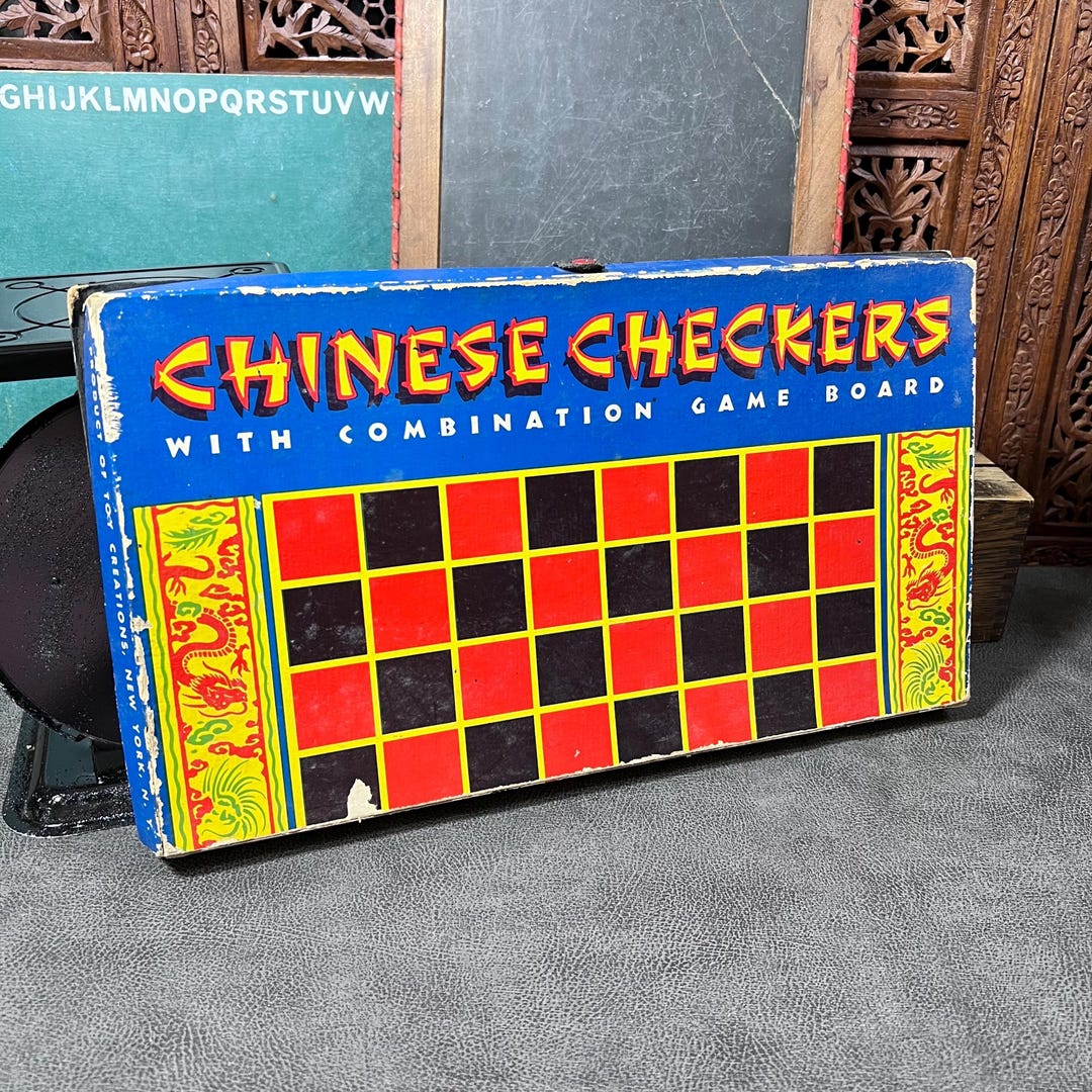 Chinese Checker and Checkers Set by Toy Creations, New York Interesting ...