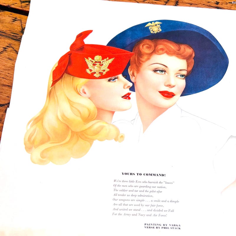 Vargas Pin up Girl - Etsy