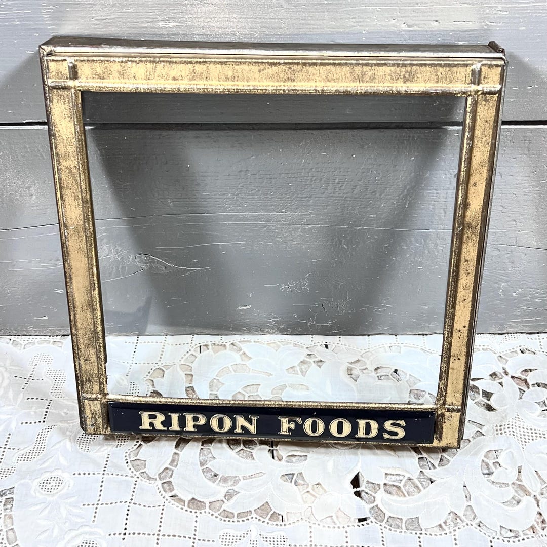 Antique 1920's Cracker Cookie Box Cover Ripon Foods Grocery General ...