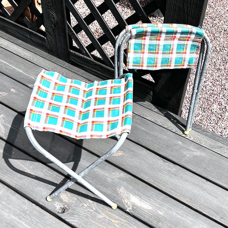 Vintage Camp Chair - Etsy