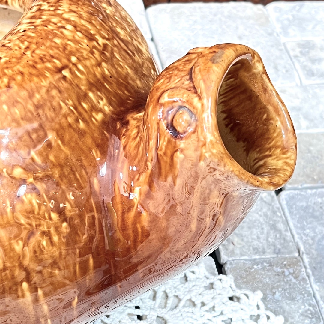 Antique Bed Pan Weird, Odd and Unusual Bennington Style Pottery Bedpan ...