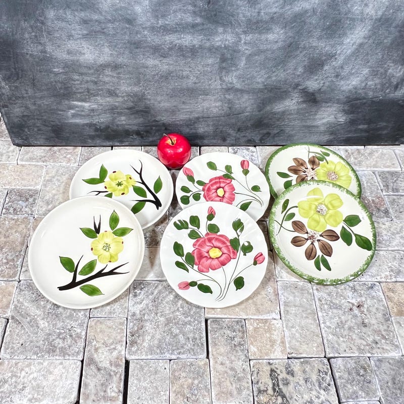 Blue Ridge Plates - Etsy