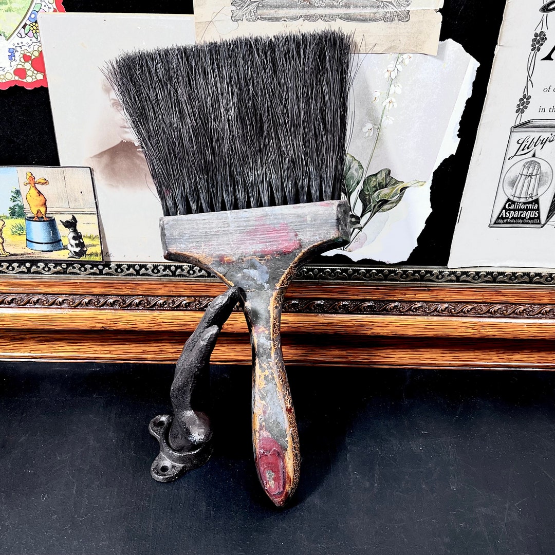 Wood Handled Paint Brush W/ Nice Patina Vintage Prop, Display, Decor ...