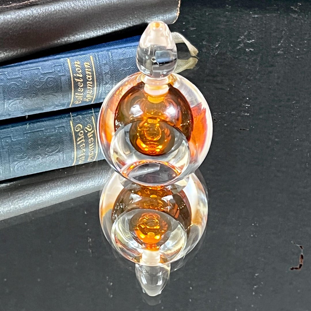 Kosta Ventana Perfume Bottle W/ Stopper - Signed Swedish Perfumer ...