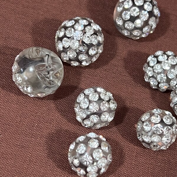 Clear Lucite Buttons - Etsy