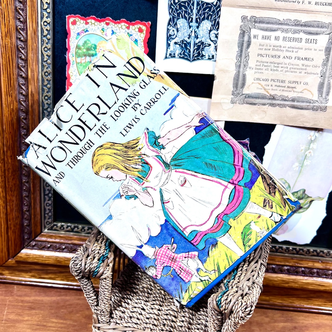1930's Book Alice in Wonderland by Lewis Carroll Hardcover W/ Dust ...