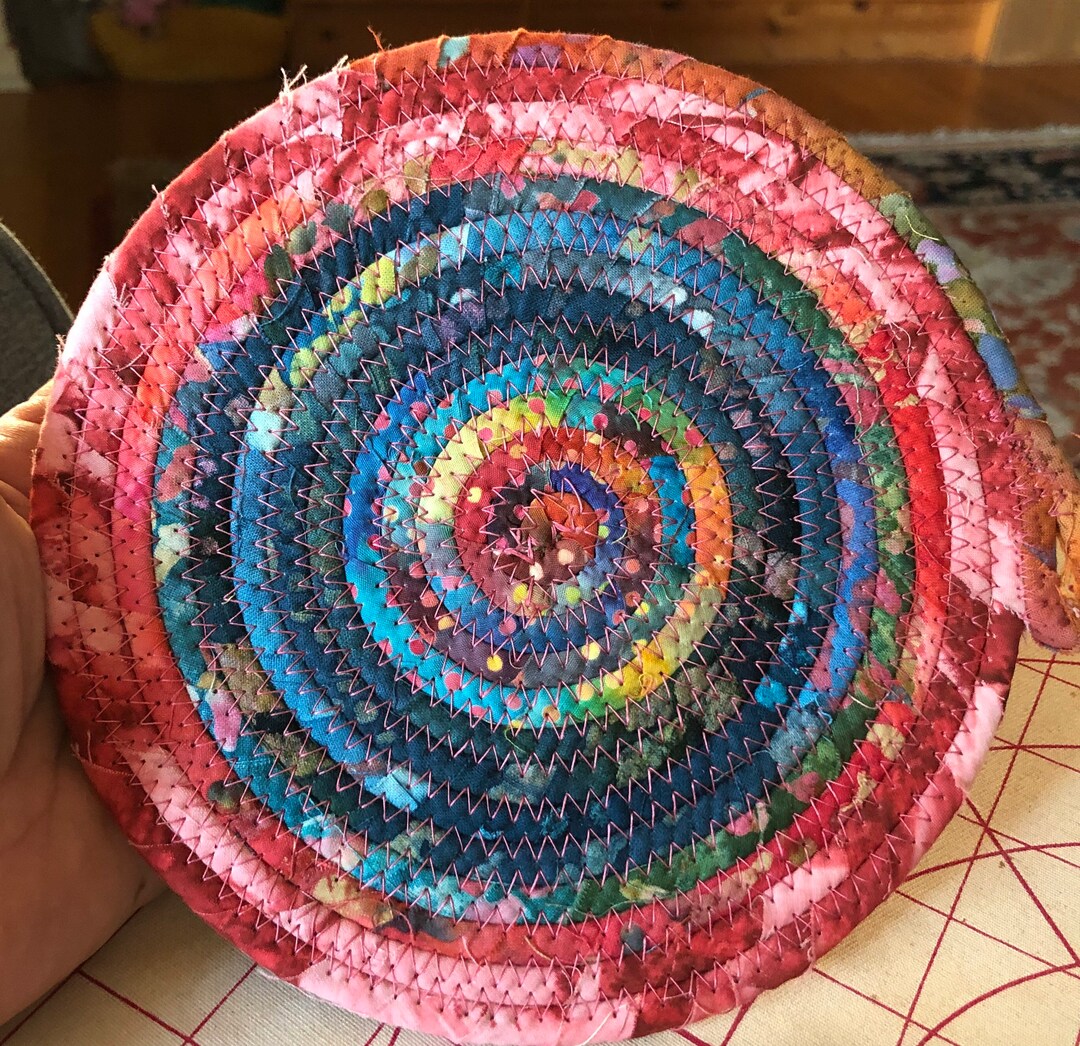 Medium Size Milky Way Batiks Trivet/mug Rug/large Coaster #115 Batiks ...