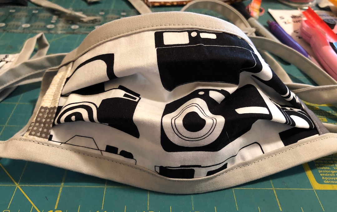 Photography Cameras Face Masks FM001 - Etsy