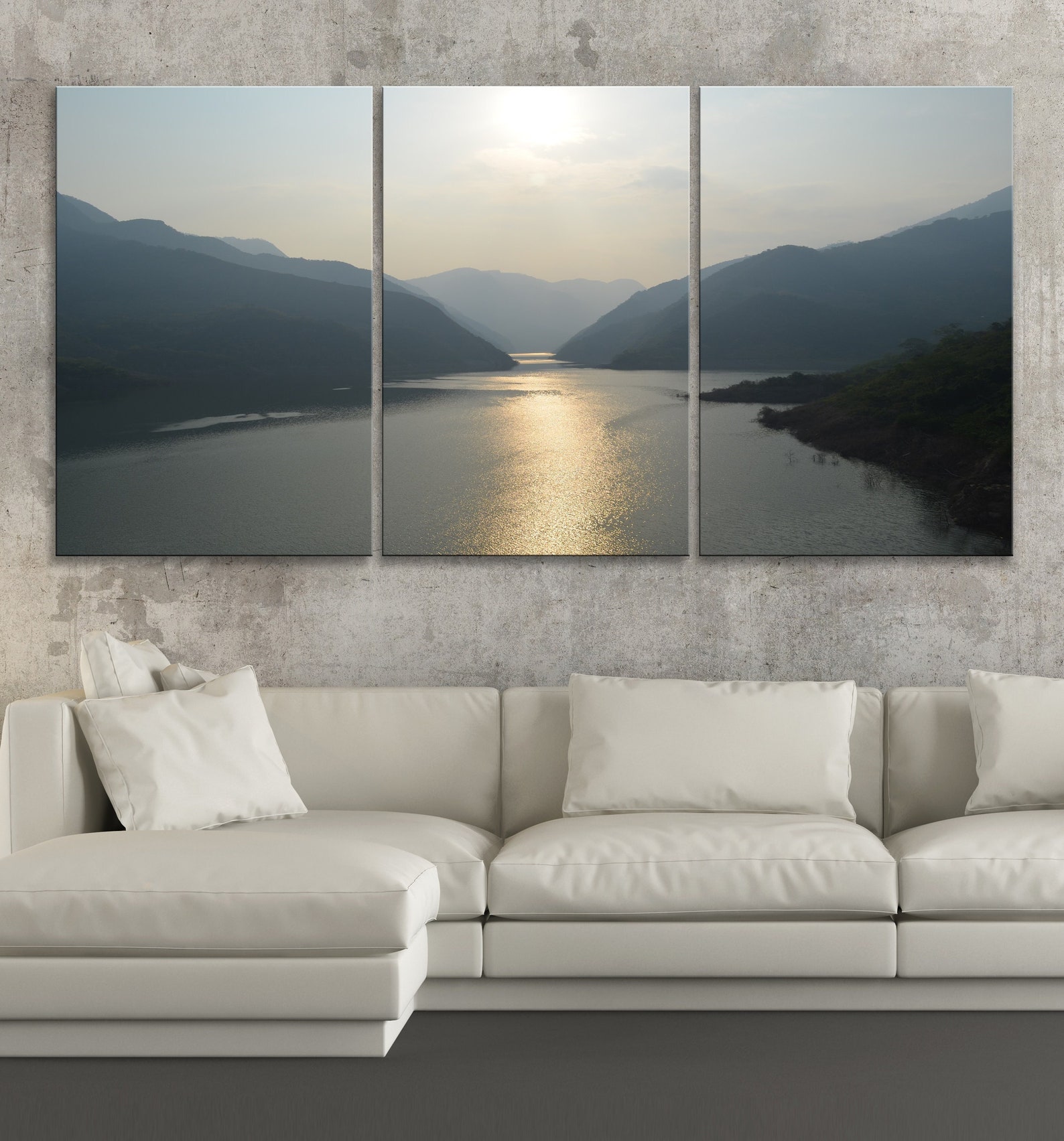 Boxcolors LARGE 30"x 60" 3 Panels 30x20 Ea Art Canvas Print Beautiful ...