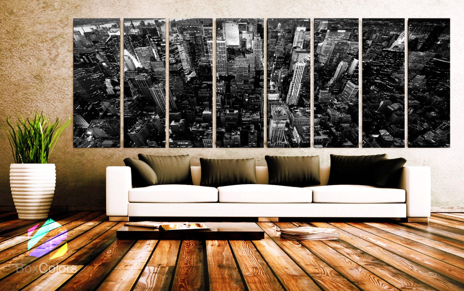 XXLARGE 30x 96 8 Panels Art Canvas Print beautiful | Etsy